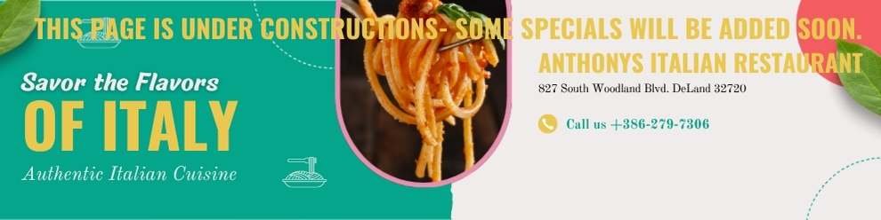 5 Hero Daily Specials at Anthony's Pizza DeLand You Can't Miss